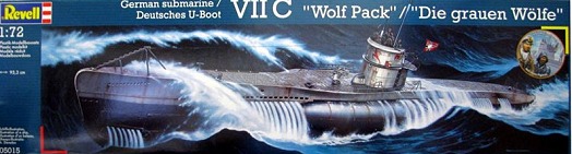 hobbymex: 05015 German Submarine/Deutsches U-Boot VII C " Wolf Pack"/"Die grauen Wolfe", 1/72 ...